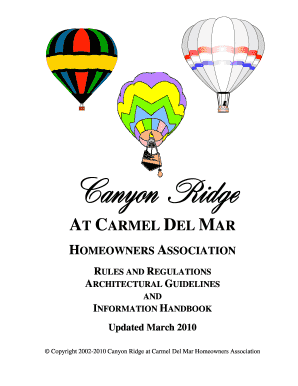 Fillable Online Rules Regulations - updated March 2010doc Fax Email Print - pdfFiller