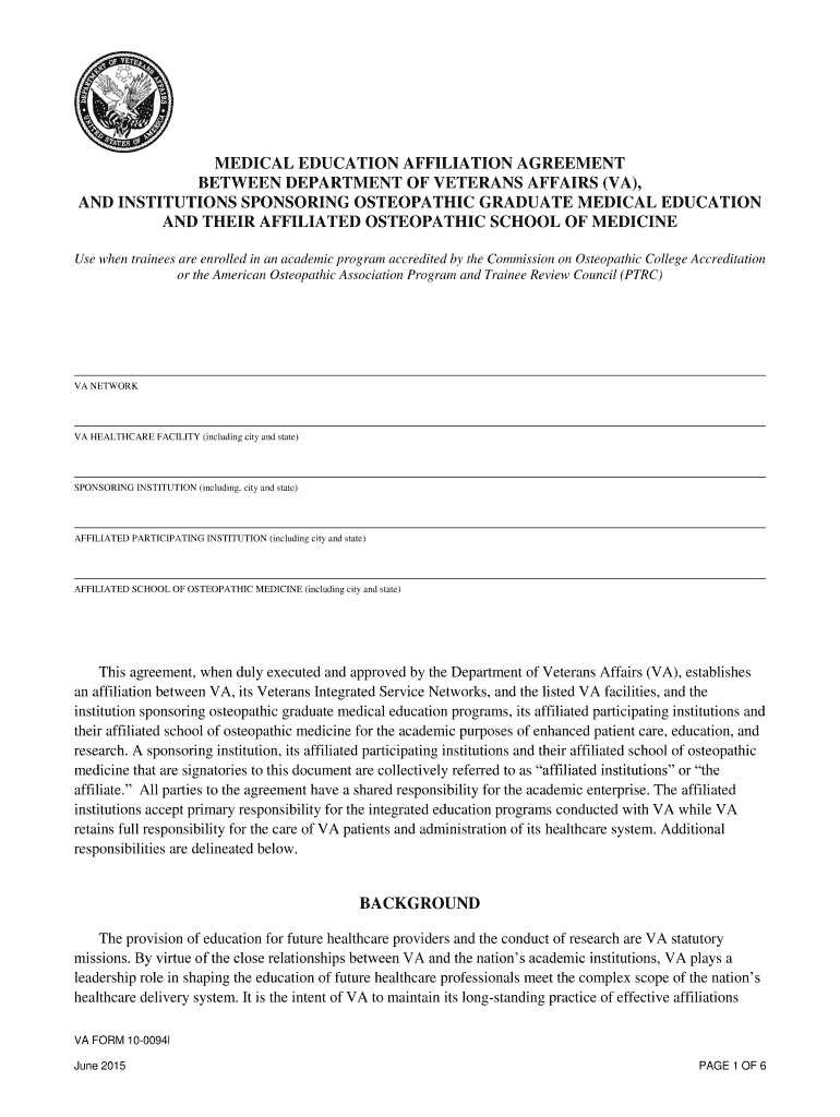 Fillable Online va College Accreditation for medical students, and ...