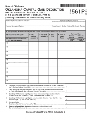 Fillable Online a separate Form 561P for each nonresident partner whose ...