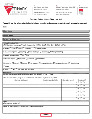 Fillable Online Oncology History Form.PDF Fax Email Print - pdfFiller