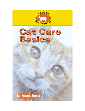 Fillable Online Cat Care Basics - Traditional Cat Association, Inc. Fax ...