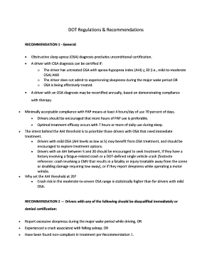 Fillable Online DOT Regulations & Recommendations Fax Email Print ...