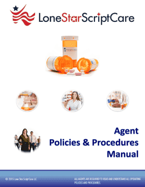 Fillable Online Policies & Procedures - Lone Star Script Care - Home ...