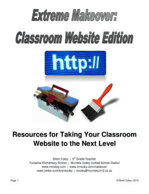 Fillable Online Resources for Taking Your Classroom Fax Email Print ...