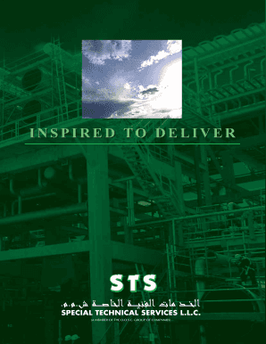 Fillable Online INSPIRED TO DELIVER - STS Oman Fax Email Print - pdfFiller