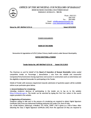 Fillable Online barasatmunicipality Office of office of the municipal ...