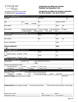 Fillable Online ORDERING PHYSICIAN INFORMATION Please Print Fax Email Print - pdfFiller