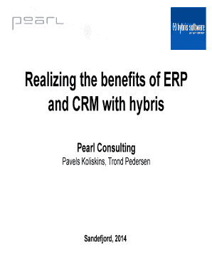 Fillable Online sap-sbn Realizing the benefits of ERP and CRM with ...