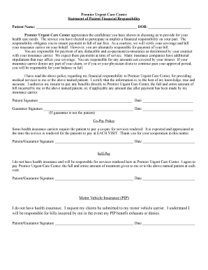 Fillable Online Patient Financial Statement 2011.pages Fax Email Print ...