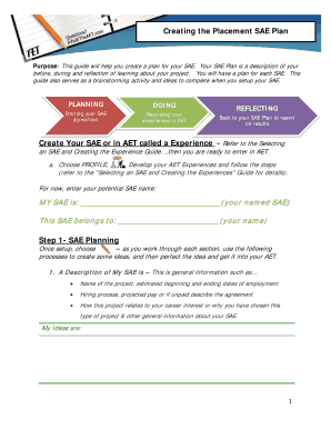 Fillable Online MY SAE is your named SAE This SAE belongs to your name ...