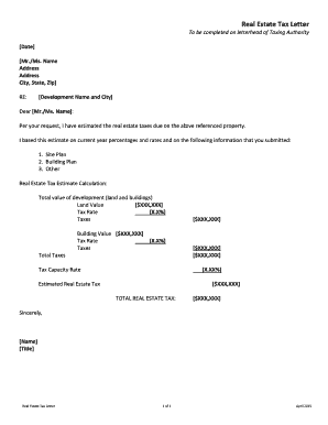 Fillable Online mnhousing Real Estate Tax Letter Fax Email Print ...
