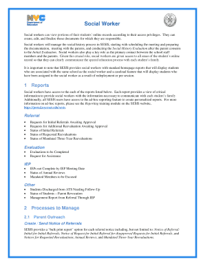 Fillable Online Social workers can view portions of their students ...