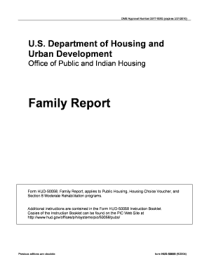 Fillable Online hud Family Report - HUD Fax Email Print - pdfFiller
