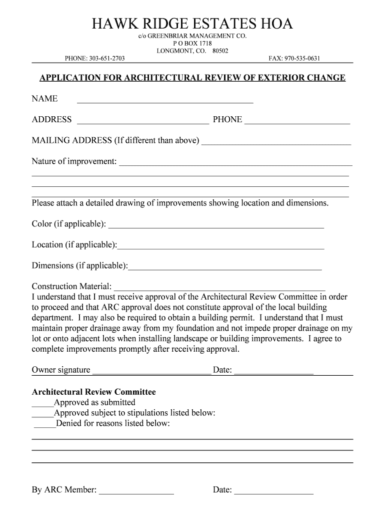 Fillable Online COUNTRYSIDE CONDOS HOA Fax Email Print - pdfFiller