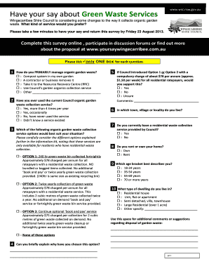 Fillable Online Please tick only ONE box for each question Fax Email ...
