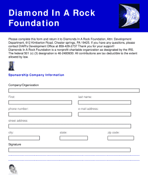 Fillable Online 3diamonds Diamond In A Rock Foundation - 3Diamonds.me ...