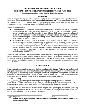 Fillable Online kinshippartners Disclosure and Authorization bFormb ...