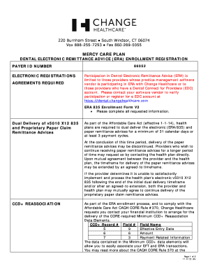 Fillable Online Mercy care plan - Change Healthcare Fax Email Print ...