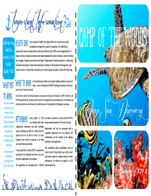 Fillable Online 7 Important Information Important Information RCamp of ...