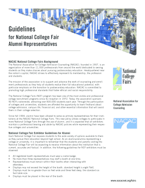 Fillable Online for National College Fair Fax Email Print - pdfFiller