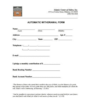 Fillable Online iczsa AUTOMATIC WITHDRAWAL FORM - biczsabborgb Fax ...