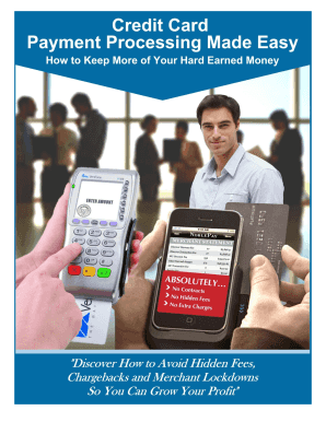 Fillable Online Credit Card Payment Processing Made Easy Report Fax ...