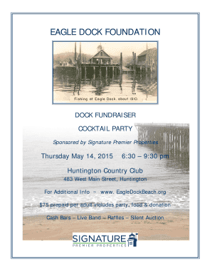 Fillable Online eagledockbeach EAGLE DOCK FOUNDATION - Eagle Dock Beach ...