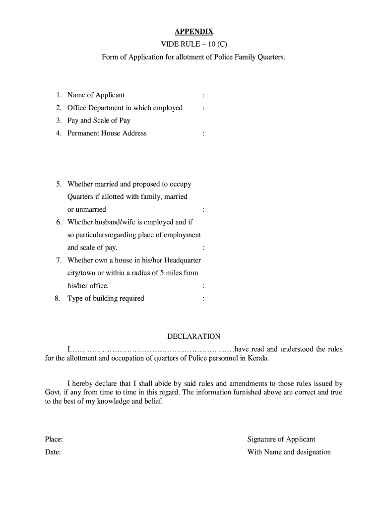 Fillable Online VIDE RULE 10 (C) Fax Email Print - pdfFiller