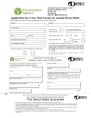 Fillable Online Application for a new rod licence by bannualb direct ...