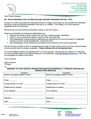 Fillable Online hattvaless eq edu HATTON VALE STATE SCHOOL Hannant Road Hatton Vale QLD 4341 ...