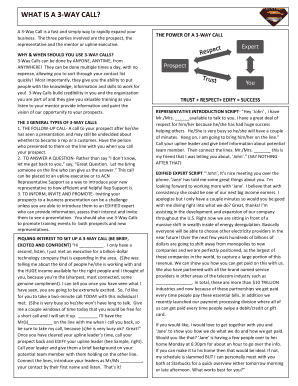 Fillable Online WHAT IS A 3-WAY CALL? - thecommonwealthfamily.com Fax ...
