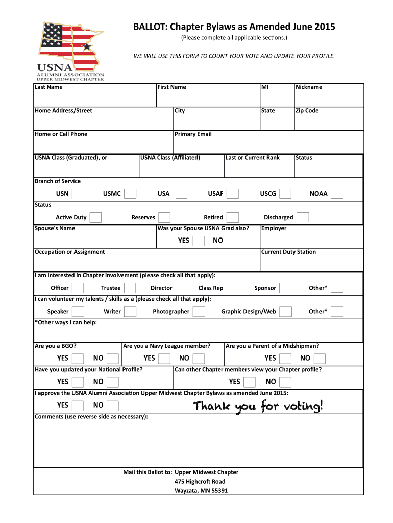 Fillable Online USN USMC USA USAF USCG NOAA - USNA Alumni Association ...