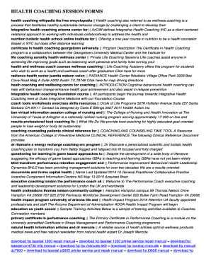 Fillable Online 64 140 159 Download health coaching session forms Fax ...