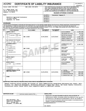 Fillable Online 2013 sample certificate Fax Email Print - pdfFiller