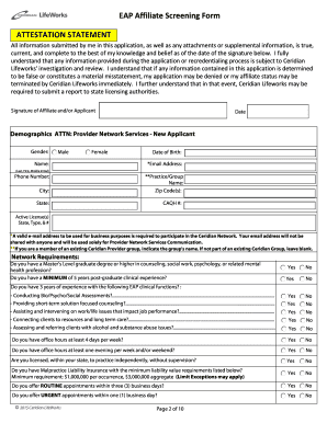 Fillable Online To download our eap provider application - Ceridian ...