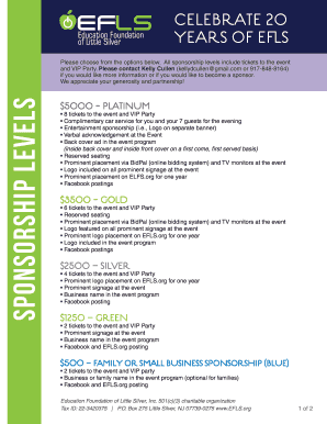 Fillable Online efls EFLS-SponsorshipForm-interactive - efls Fax Email ...