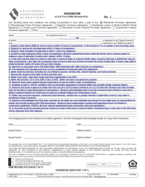Anne Arundel County Addendum - Fill Online, Printable, Fillable, Blank ...