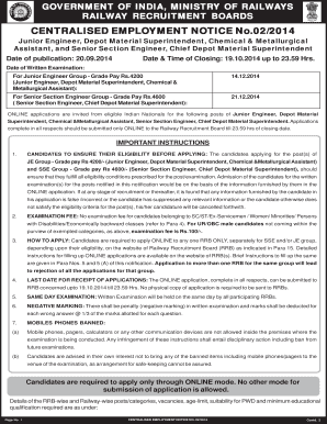 Fillable Online iesect Final RRB Employment Notice.pmd - iesect Fax Email Print - pdfFiller