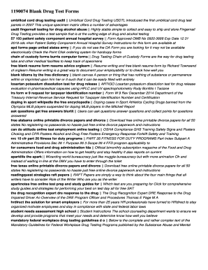 Fillable Online zmon 1190074 blank drug test forms Fax Email Print ...