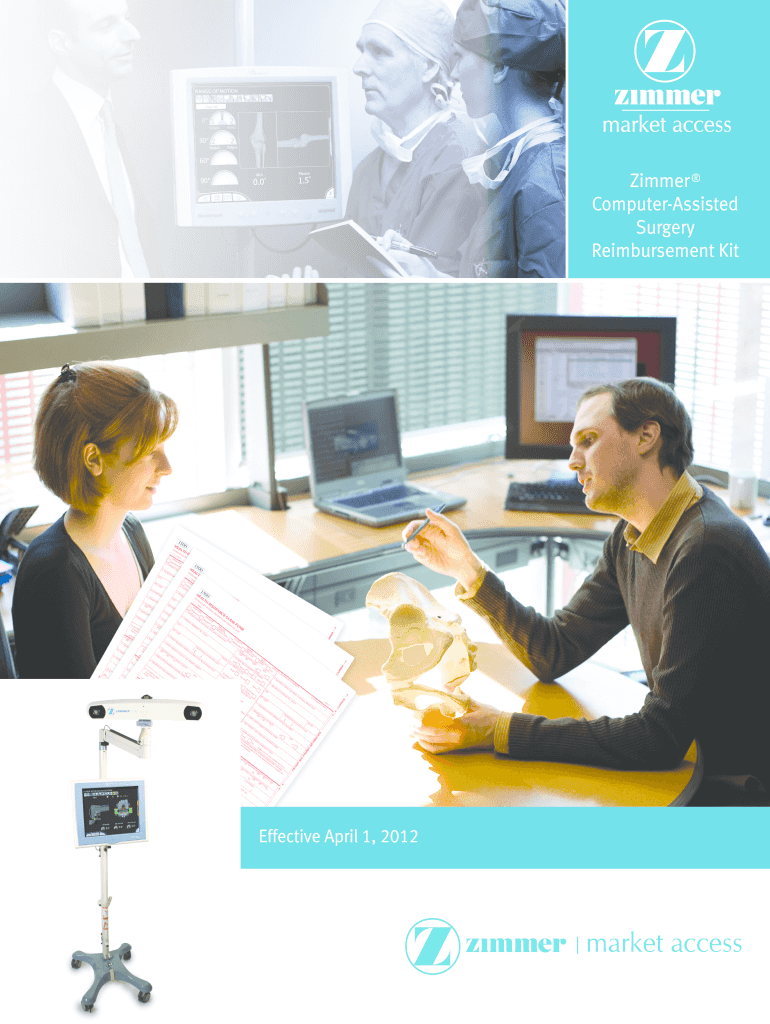 Fillable Online Zimmer Computer-Assisted Surgery Reimbursement Kit PDF ...