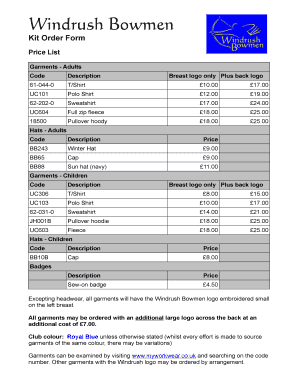 Fillable Online windrushbowmen org Here - Windrush Bowmen ...