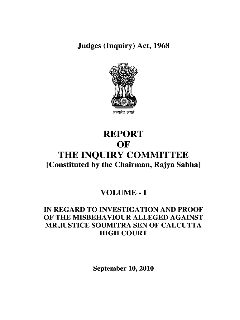 Fillable Online prsindia THE INQUIRY COMMITTEE - prsindia Fax Email ...