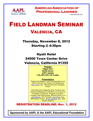Fillable Online landman Starting 430pm - landman Fax Email Print ...