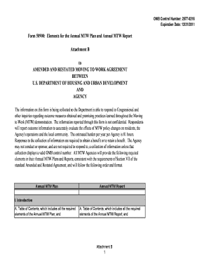 Fillable Online Form 50900: Elements for the Annual MTW Plan and Annual ...