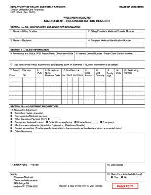 Fillable Online forwardhealth wi Changes to the Wisconsin Medicaid ...