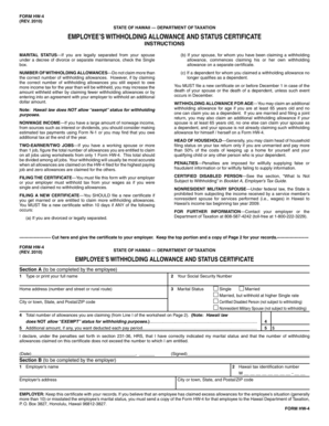 Fillable Online HW-4 Form - Acumen Fiscal Agent Fax Email Print - pdfFiller