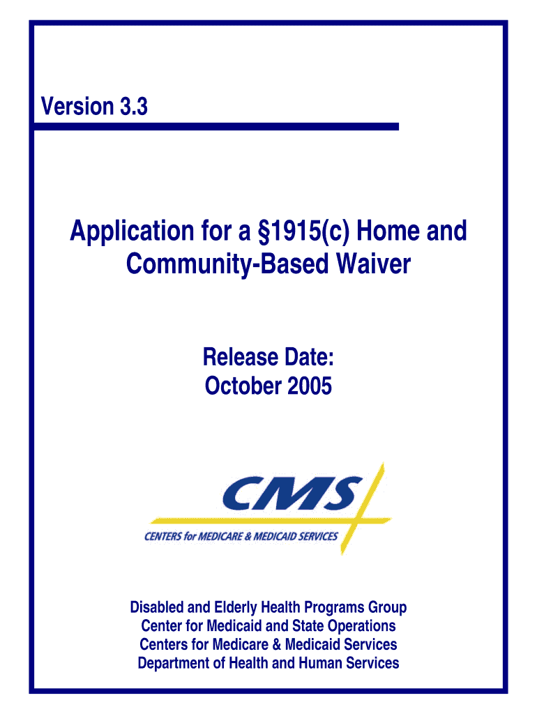 Fillable Online nasuad Version 3.3 HCBS Waiver Application - NASUAD ...