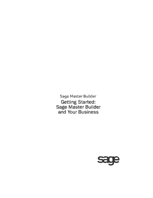 Fillable Online NOTICE This document and the Sage Master Builder ...