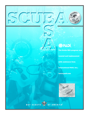 Fillable Online usscouts The Scuba BSA program was created and ...