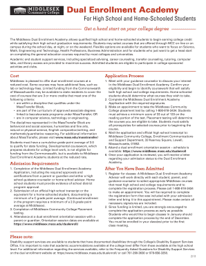 Fillable Online middlesex mass For High School and Home-Schooled Students - middlesex mass Fax ...